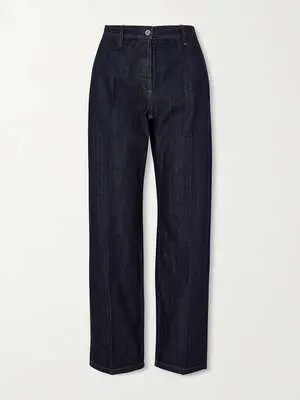 JIL SANDER Mid-rise Straight-leg Jeans - Dark Denim