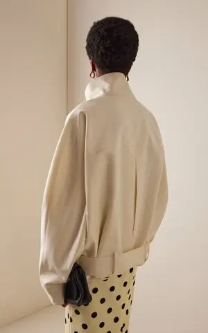 Françoise Presley Belted Cotton Jacket