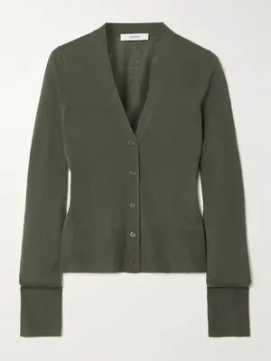 JOSEPH Cashair Cashmere Cardigan - Green