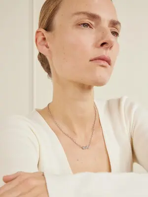 L’ATELIER NAWBAR Warrior Princess White Diamond Necklace