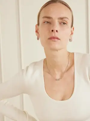 L’ATELIER NAWBAR Warrior Princess White Diamond Necklace