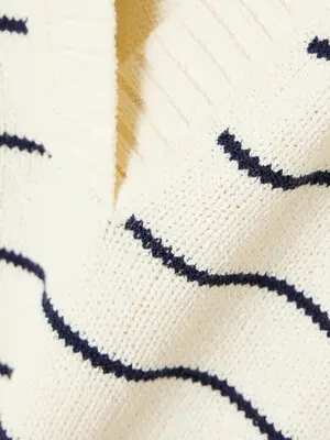 FRAME Cotton-blend Polo Sweater