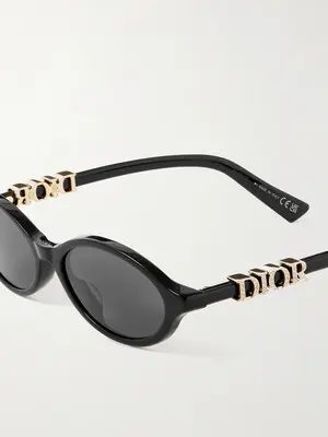Dior Diortreasure R1i Embellished Sunglasses - Black