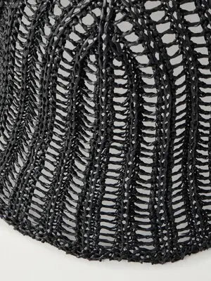 Brunello Cucinelli Woven Bucket Hat - Black