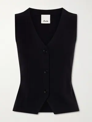 ALLUDE Wool Vest