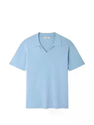 Sandro Stretch Knit Polo Shirt