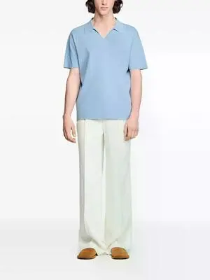 Sandro Stretch Knit Polo Shirt