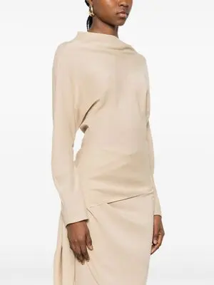 CORTANA Isolde Silk Top - Beige
