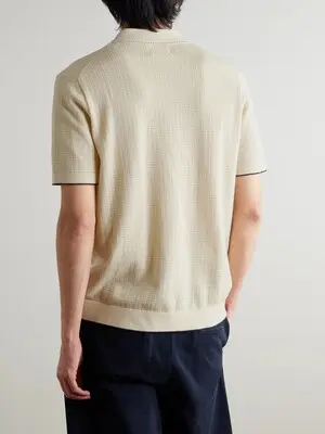 Nn07 Nalo 60039 Open-knit Cotton Shirt