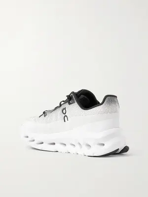 On Cloudtilt Stretch-knit Sneakers - White