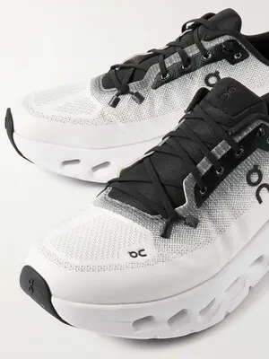 On Cloudtilt Stretch-knit Sneakers - White