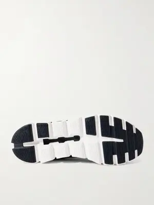 On Cloud 6 Rubber-trimmed Mesh Slip- Sneakers - Black