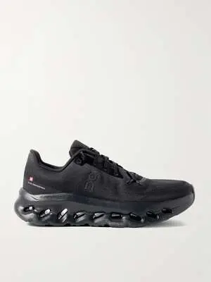 On Cloudtilt Stretch-knit Sneakers - Black