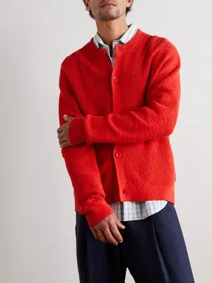 Nn07 Jasper 60028 Ribbed Organic Cotton Cardigan