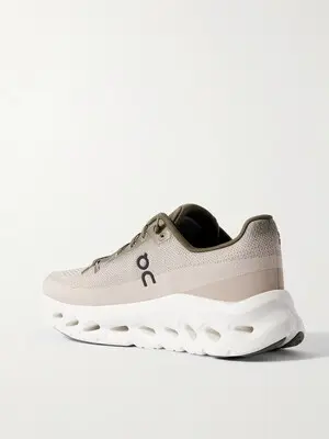 On Cloudtilt Stretch-knit Sneakers - Green