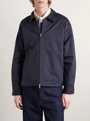 Nn07 Petrus 1420 Organic Cotton-blend Jacket - Blue