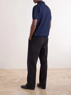 Kiton Cotton Polo Shirt - Blue