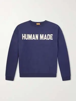 HUMAN MADE Logo-print Cotton-jersey Sweatshirt