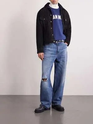 HUMAN MADE Logo-print Cotton-jersey Sweatshirt