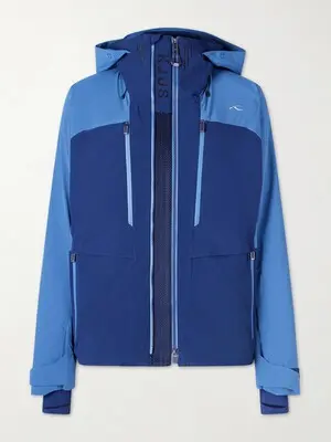Kjus Lasse Airflow Padded Down Hooded Ski Jacket - Blue