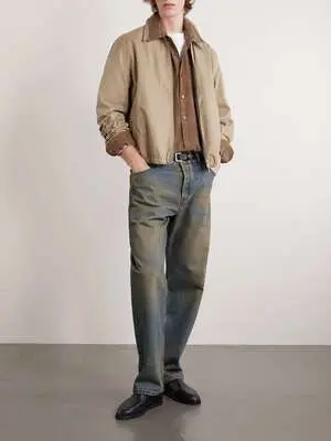 Jacquemus Le De-nîmes Berger Straight-leg Distressed Jeans