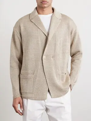 Inis Meáin Linen Cardigan - Neutrals