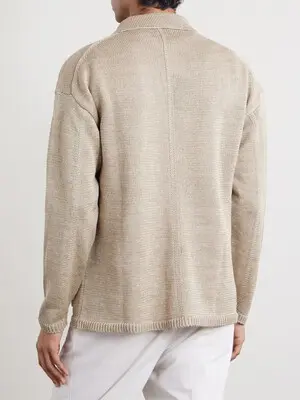 Inis Meáin Linen Cardigan - Neutrals