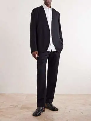 MAISON MARGIELA Slim-fit Virgin Wool-twill Drawstring Trousers