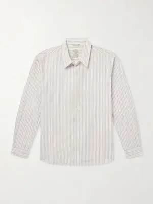 MFPEN Evening Striped Cotton-poplin Shirt