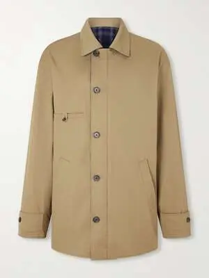 MAISON MARGIELA Oversized Padded Cotton-gabardine Jacket