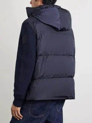 Canada Goose Hybridge® Wool And Quilted Shell Hooded Down Jacket