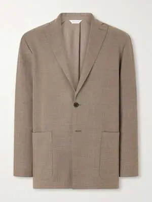Boglioli K-jacket Virgin Wool Suit Jacket - Beige
