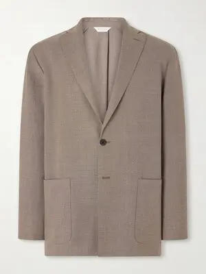 Boglioli K-jacket Virgin Wool Suit Jacket - Neutrals