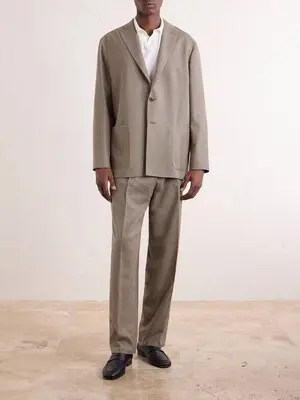 Boglioli K-jacket Virgin Wool Suit Jacket - Neutrals