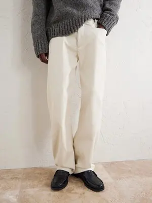De Bonne Facture Gardia Wide-leg Cotton-corduroy Trousers