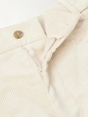 De Bonne Facture Gardia Wide-leg Cotton-corduroy Trousers
