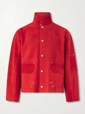 Men's Red Suede Jackets