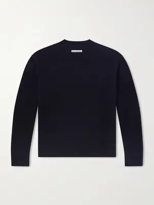 Acne Studios Klimi Oversized Cashmere-blend Sweater - Black