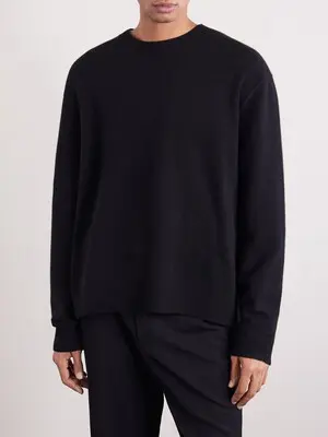 Acne Studios Klimi Oversized Cashmere-blend Sweater - Black