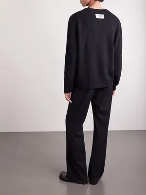 Acne Studios Klimi Oversized Cashmere-blend Sweater - Black