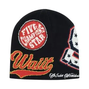 SP5DER Sp5der Varsity Skully Black