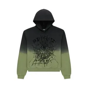 SP5DER Og Web Ombre Hoodie - Black