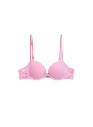 FLEUR DU MAL Le Stretch Lace Molded Demi Bra - Bisou