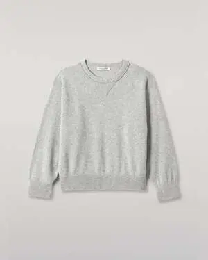 Johnstons Of Elgin Cashmere Sweatshirt - Grey