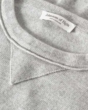 Johnstons Of Elgin Cashmere Sweatshirt - Grey