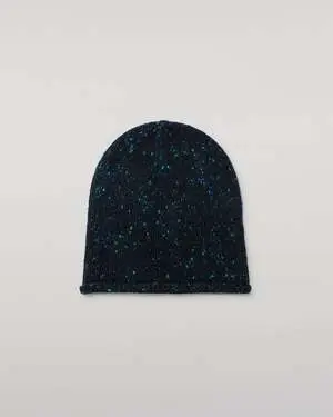 Johnstons Of Elgin Tiree Donegal Cashmere Beanie - Green