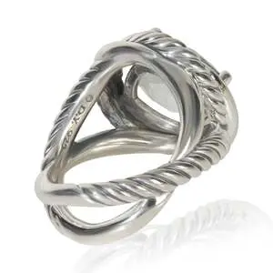 David Yurman Sterling Silver And Prasiolite Ring