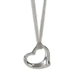 Tiffany & Co. Sterling Silver Open Heart Pendant - Sterling_silver