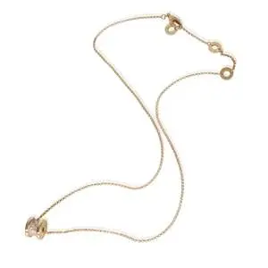 BVLGARI Yellow Gold Diamond B.zero1 Necklace