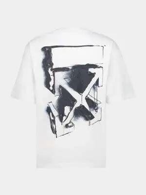 Off-White 3d Arrow Spray T-shirt - White